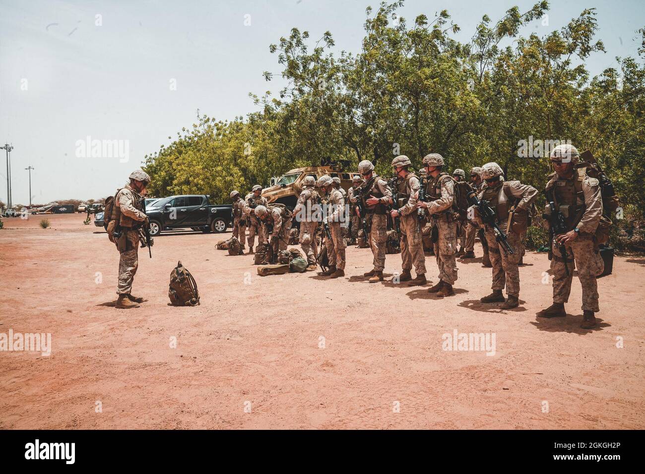 U.S. Marines with Fleet Anti-terrorism Security Company, Europe ...