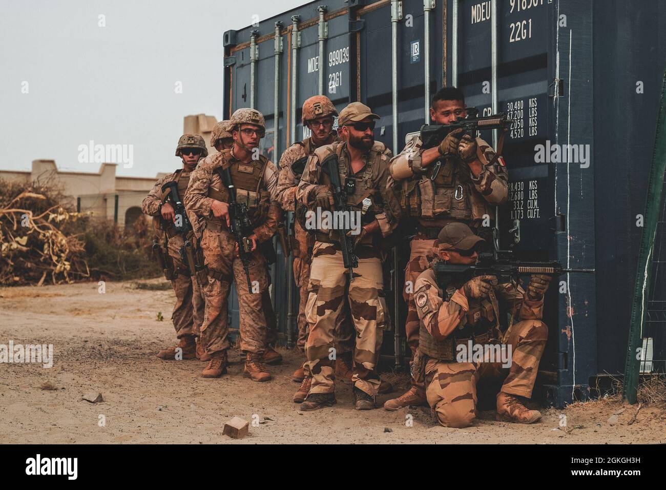 U.S. Marines with Fleet Anti-terrorism Security Company, Europe ...