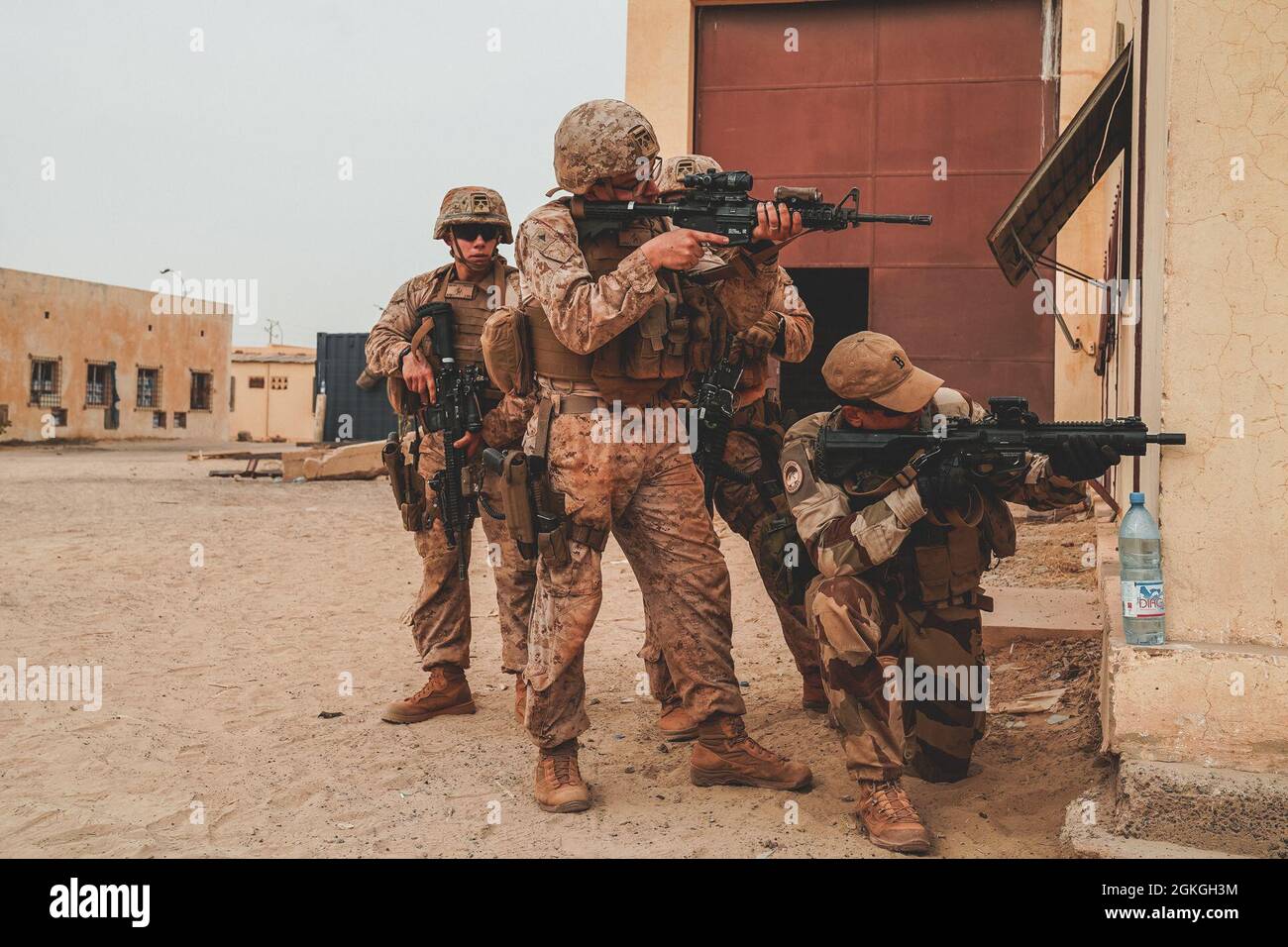 U.S. Marines with Fleet Anti-terrorism Security Company, Europe ...