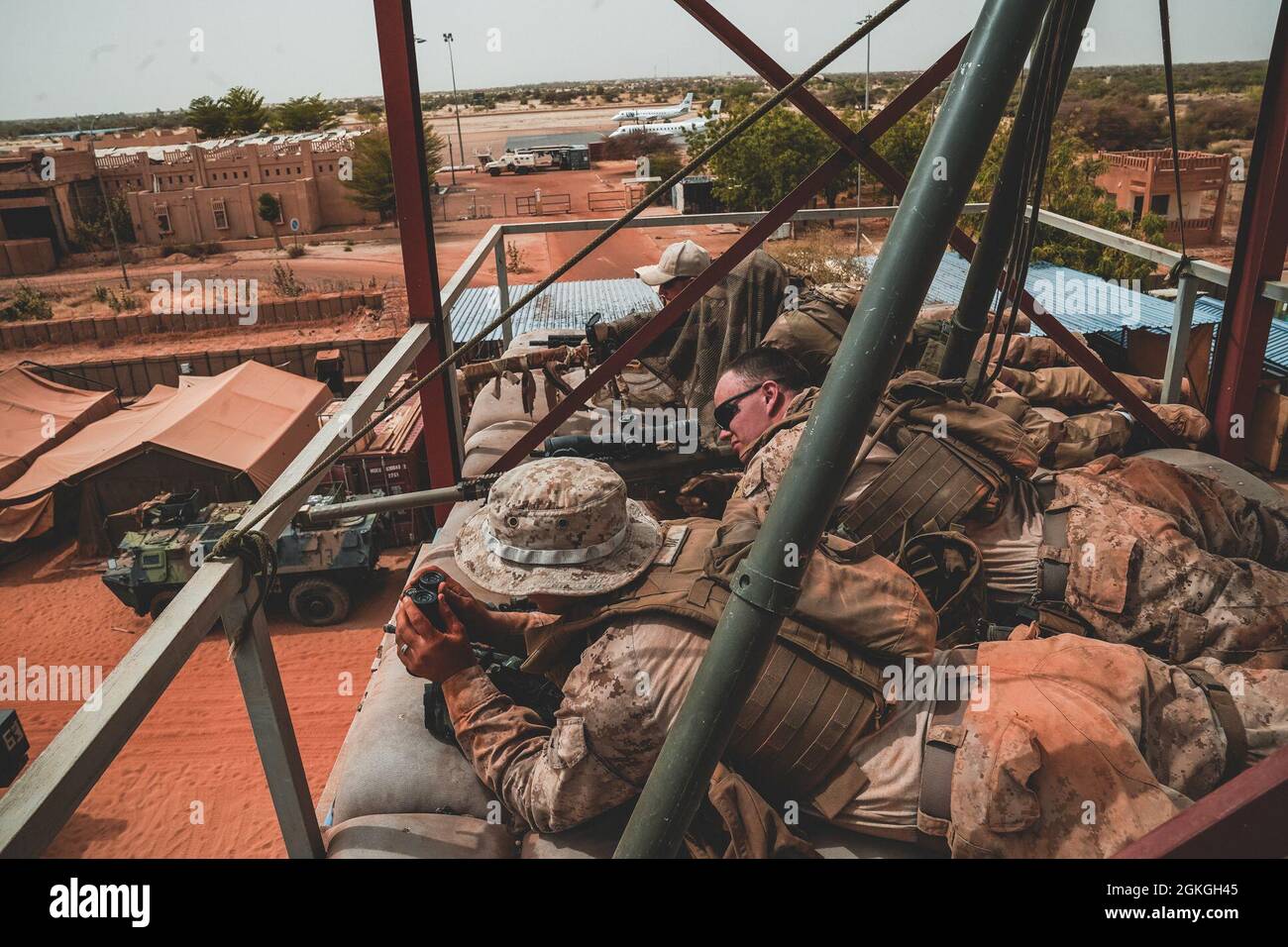U.S. Marines with Fleet Anti-terrorism Security Company, Europe ...