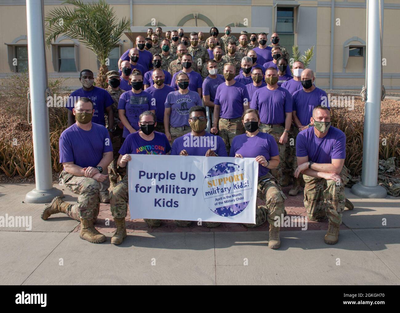 Purple up for military kids hi-res stock photography and images - Alamy