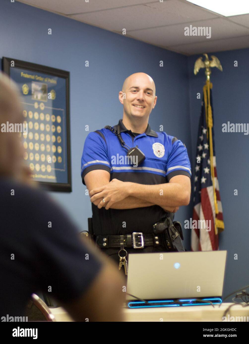Police Officer Aaron Williams from the New Bern Police Department and ...