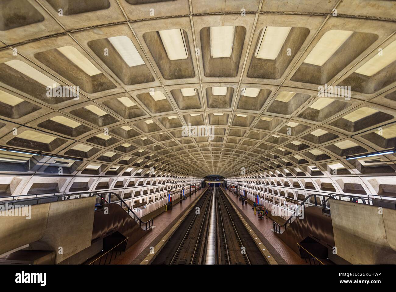 Washington DC metro station Stock Photo - Alamy