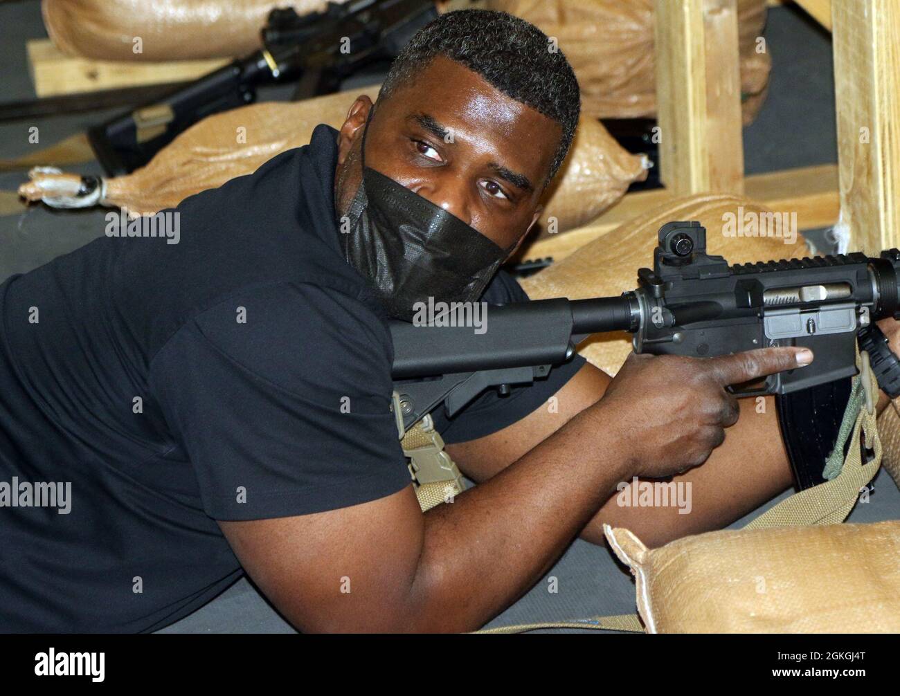Mr. Patrick Kelly, a gunfighter instructor assigned to McGregor Range ...