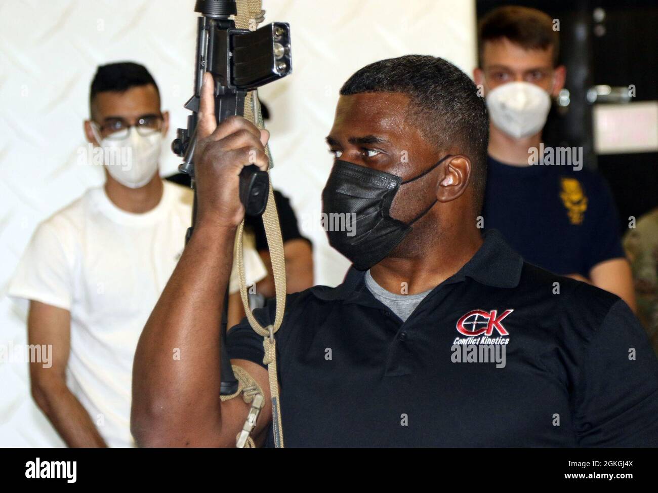 Mr. Patrick Kelly, a gunfighter instructor assigned to McGregor Range ...