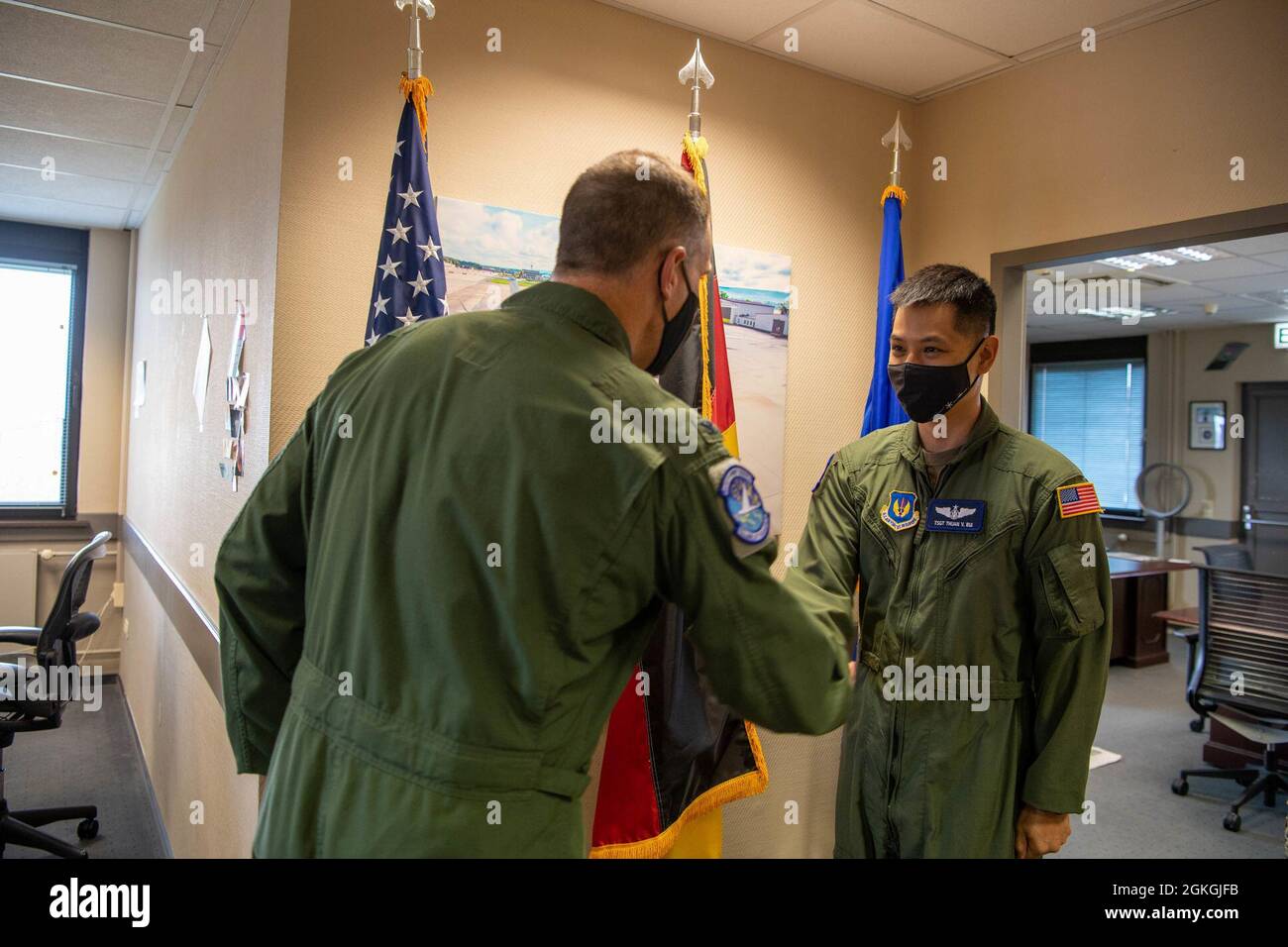 U.S. Air Force Col. Matthew Husemann, 86th Airlift Wing Vice Commander ...