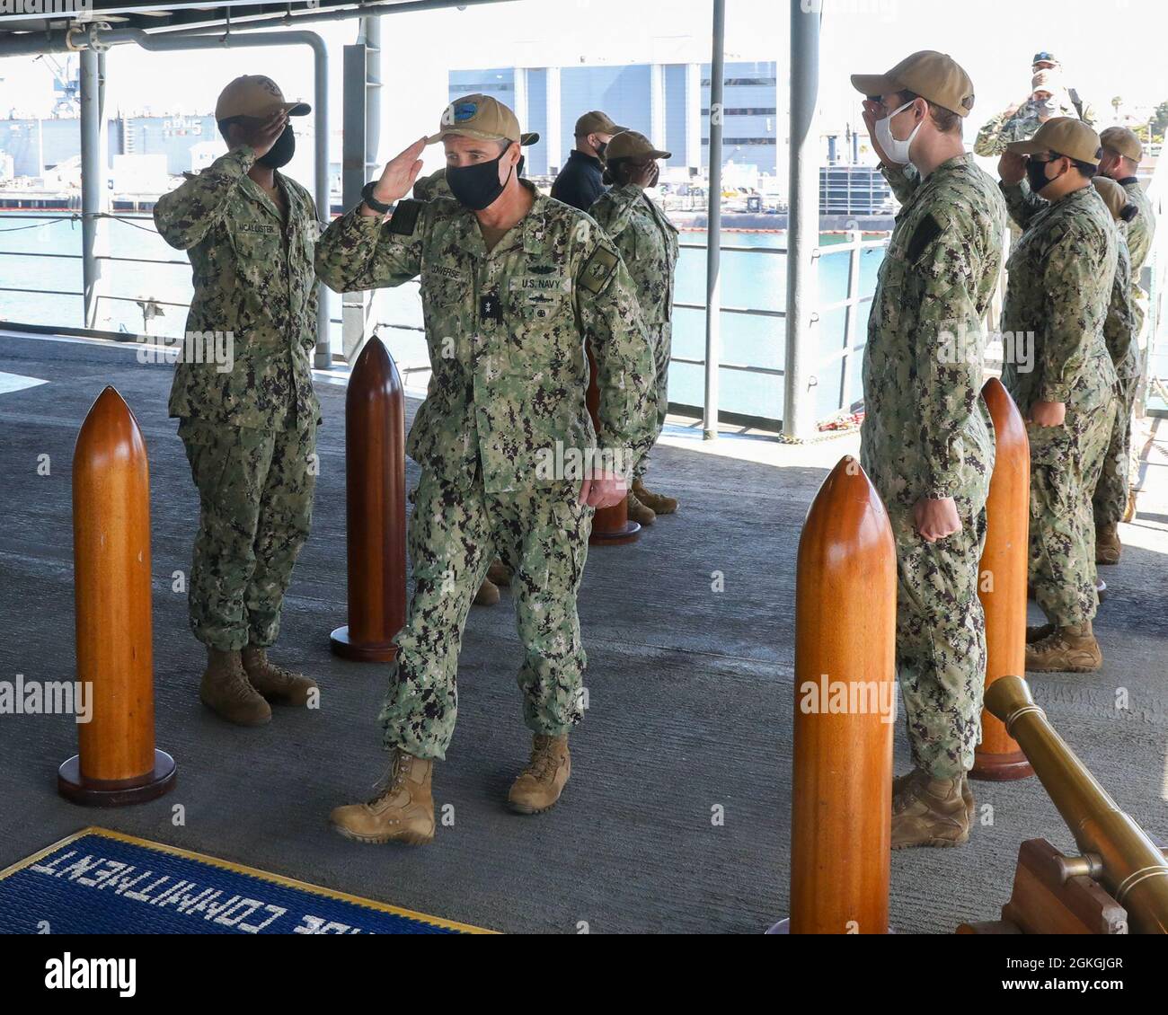 SAN DIEGO (April 16, 2021) – Rear Adm. Blake Converse, commander ...