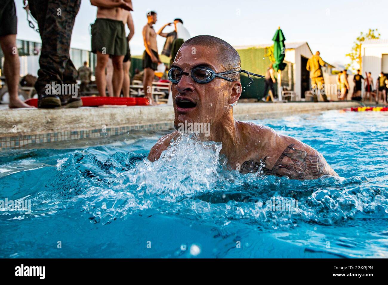U.S. Marine Corps Sgt. Seth Dewey, squad leader, Echo Company, 2nd ...