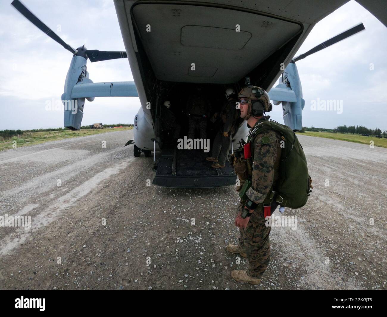 A U.S. Marine with the Maritime Raid Force (MRF), 31st Marine ...