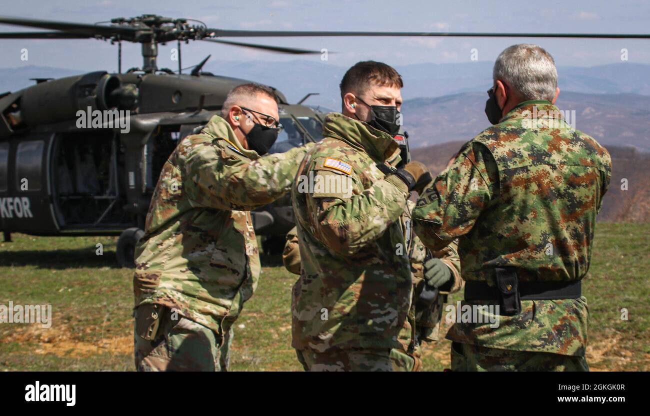 Lt. Col. Aaron Robinson, Chief of the Joint Implementation Commission ...