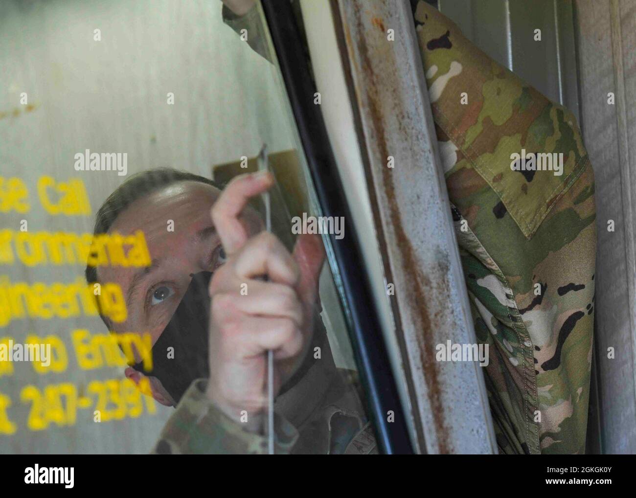 Tech Sgt. Brian Stolz, 92nd Maintenance Squadron aircraft structural ...