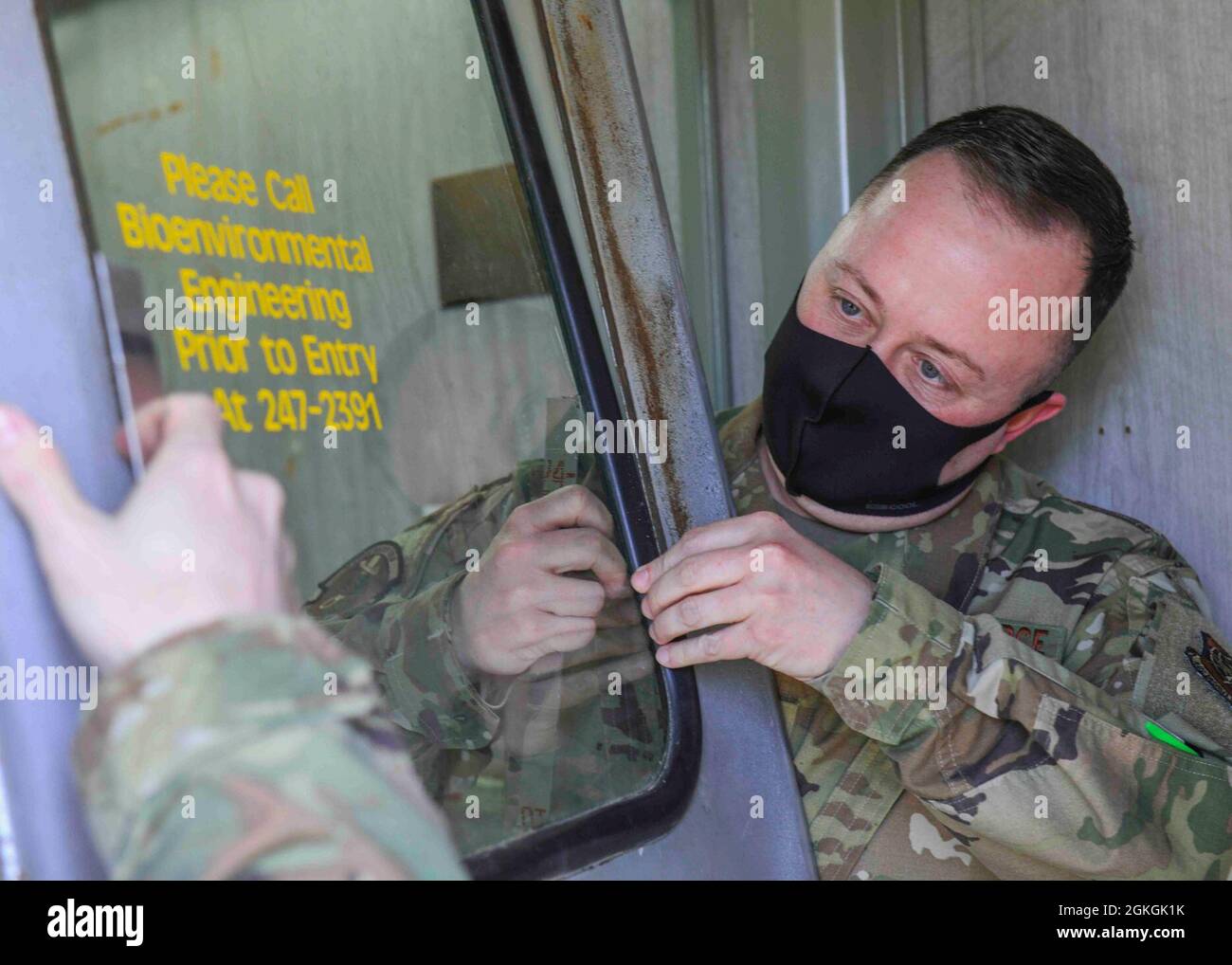 Tech Sgt. Brian Stolz, 92nd Maintenance Squadron aircraft structural ...