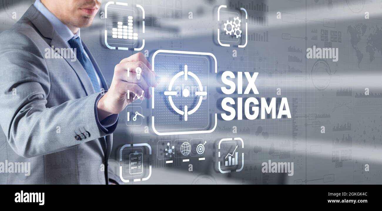 Six Sigma. Management concept aimed at improving the quality of work of ...