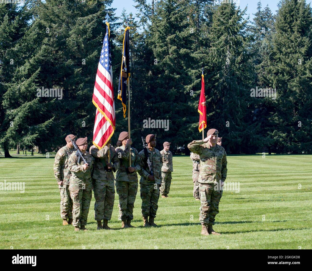 Col. Andrew Watson, the interim commander of the 5th Security Force ...