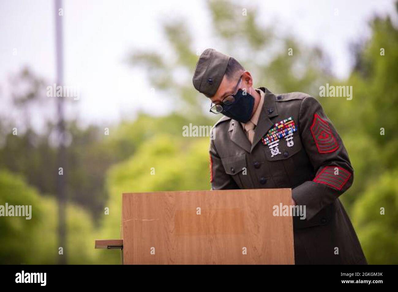 Sgt. Maj. Michael Payne, Sergeant Major of Force Headquarters Group ...