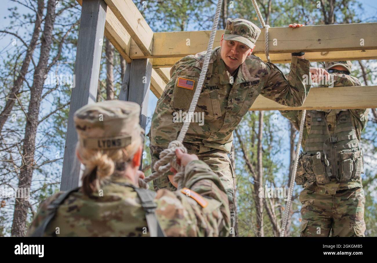 Soldiers of B Co, 1-334 Regiment (TS), 3rd Brigade, 95th Division (IET ...