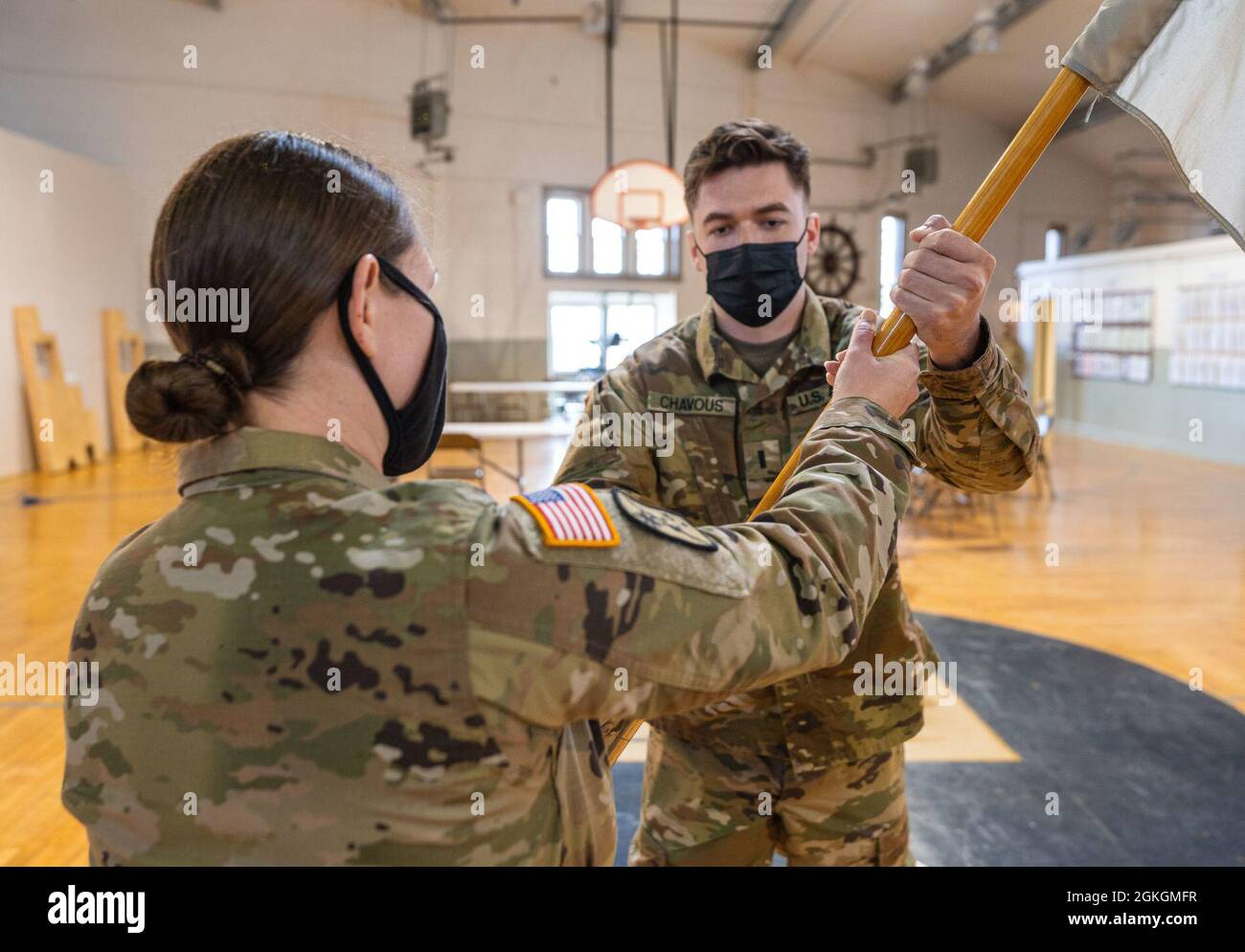 U.S. Army Maj. Sara Mitchell, commander of the 27th Financial ...