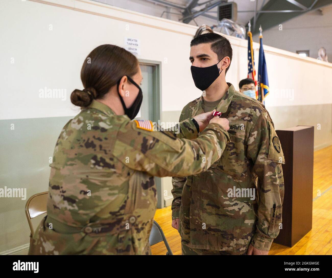 U.S. Army Maj. Sara Mitchell, commander of the 27th Financial ...