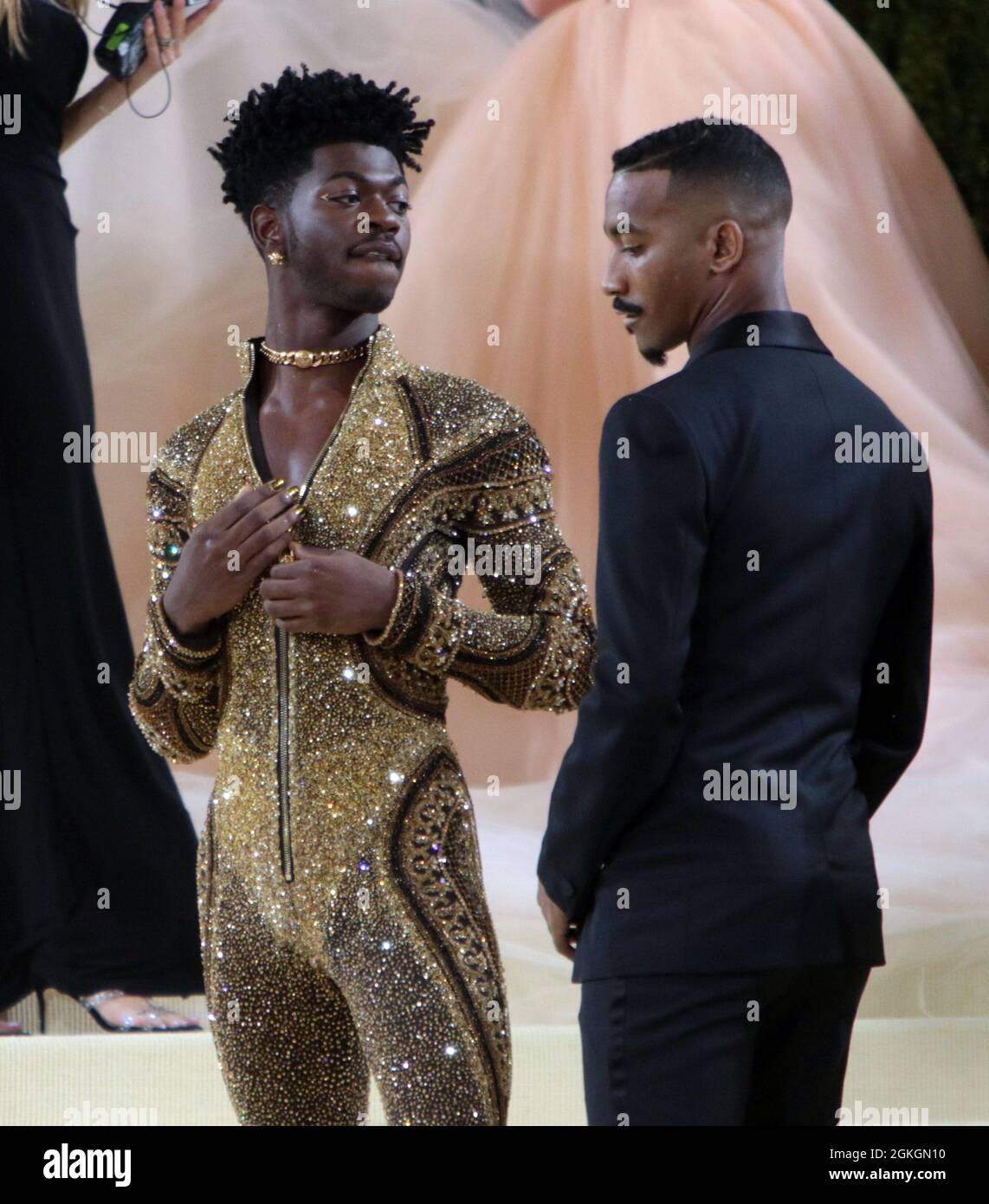 September 13 2021lil Nax X Attend The 2021 Met Gala Celebrating In America A Lexicon Of