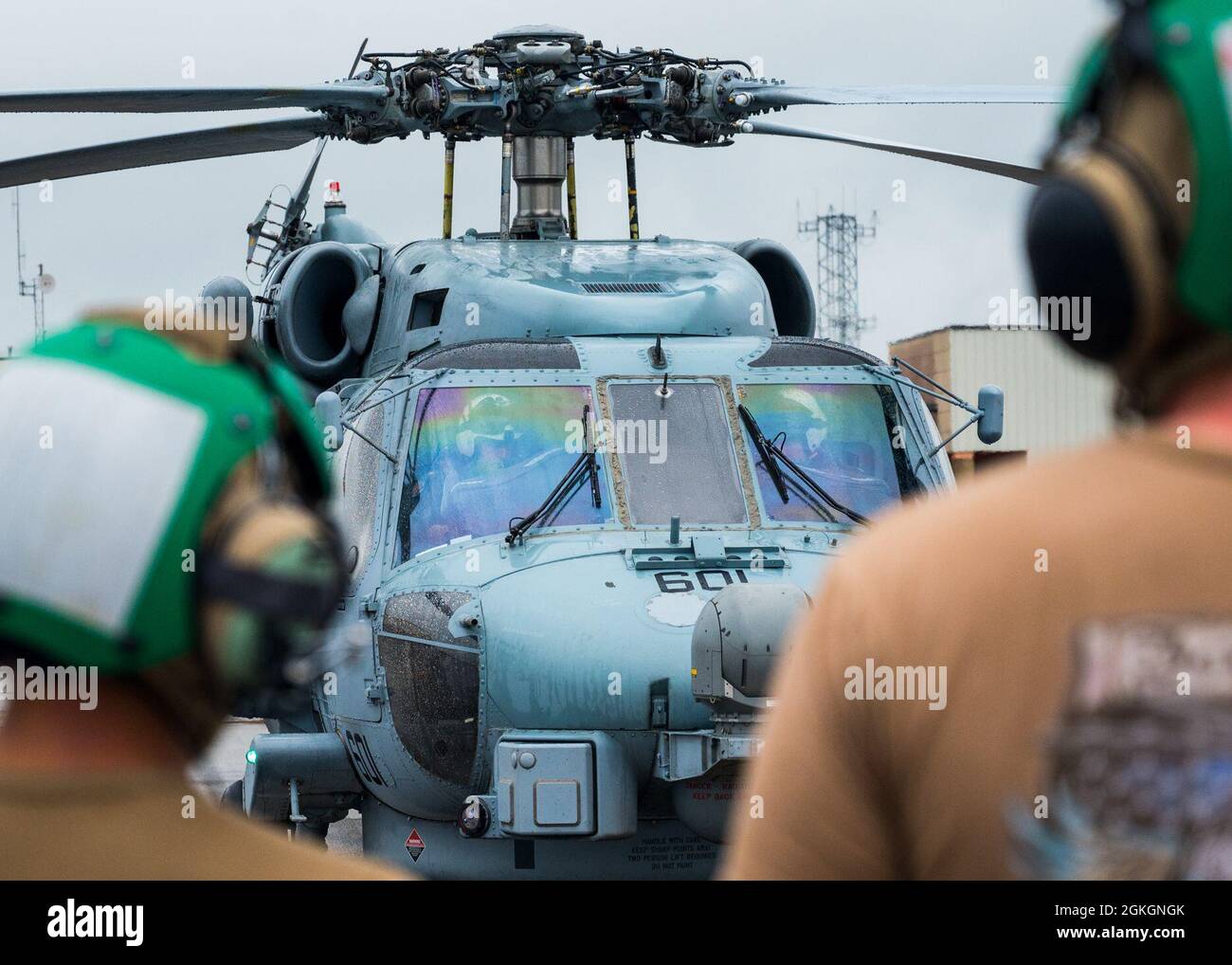 A Navy MH-60R Seahawk, assigned to HSM-60 of NAS Jacksonville, Fla ...