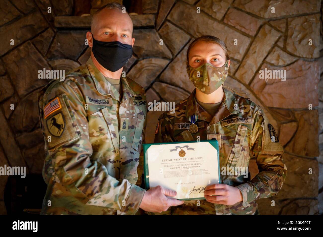 U.S. Army Command Sgt. Maj. Eric W. Bethurem, incoming 807th MC(DS ...
