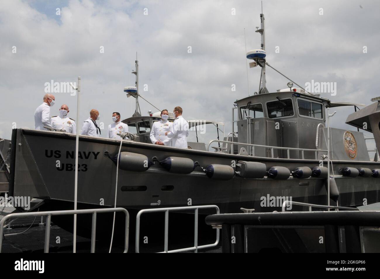 Chief of Navy Reserve Vice Adm. John B. Mustin visited Naval Education ...