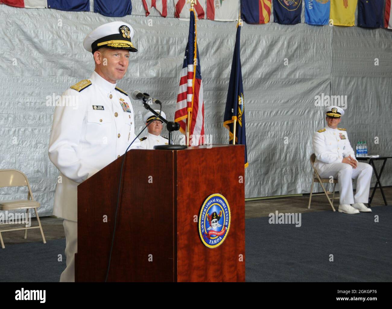 Chief of Navy Reserve Vice Adm. John B. Mustin visited Naval Education ...