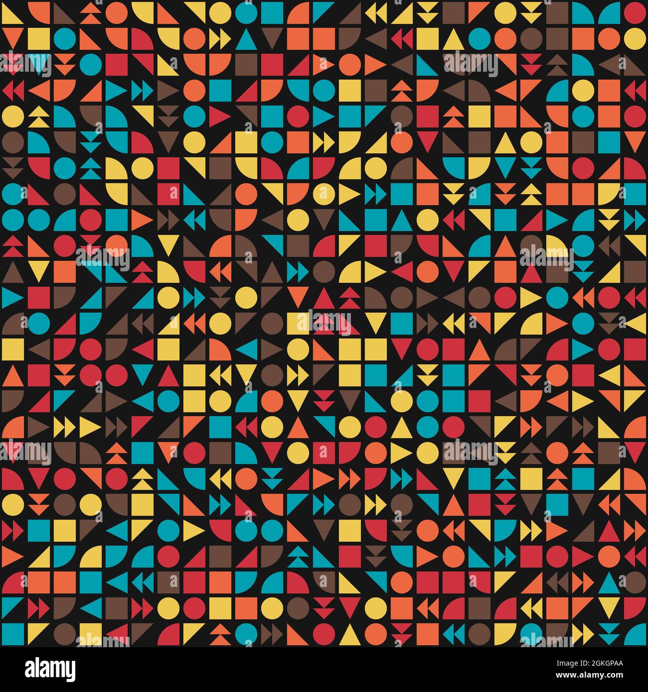 Abstract Geometrical generative computational art illustration Stock ...