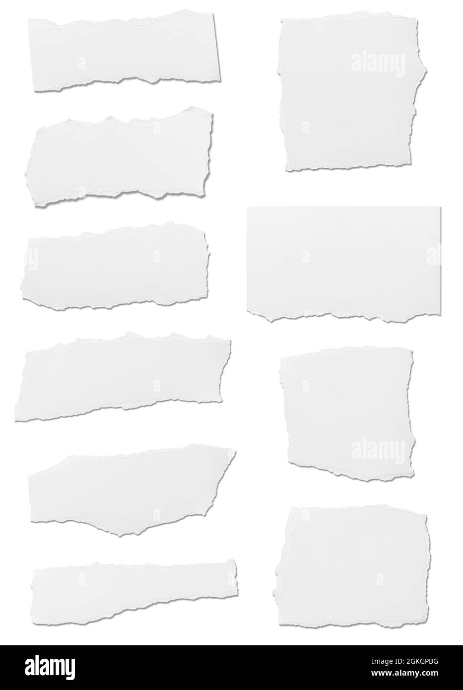 white paper ripped message torn Stock Photo - Alamy