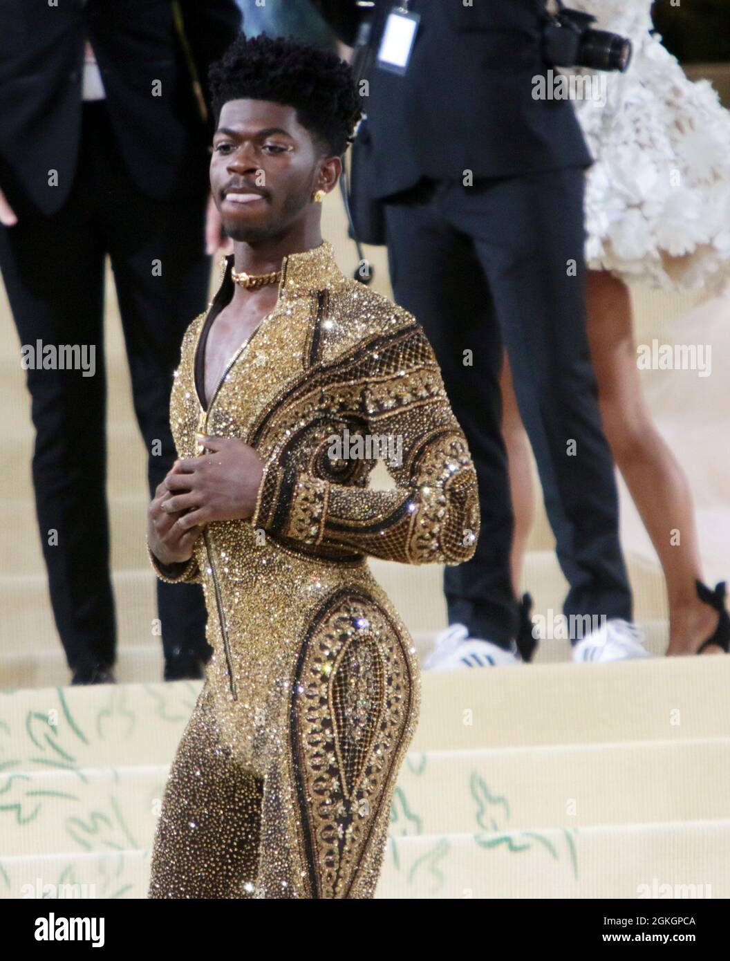 September 13 2021lil Nax X Attend The 2021 Met Gala Celebrating In America A Lexicon Of