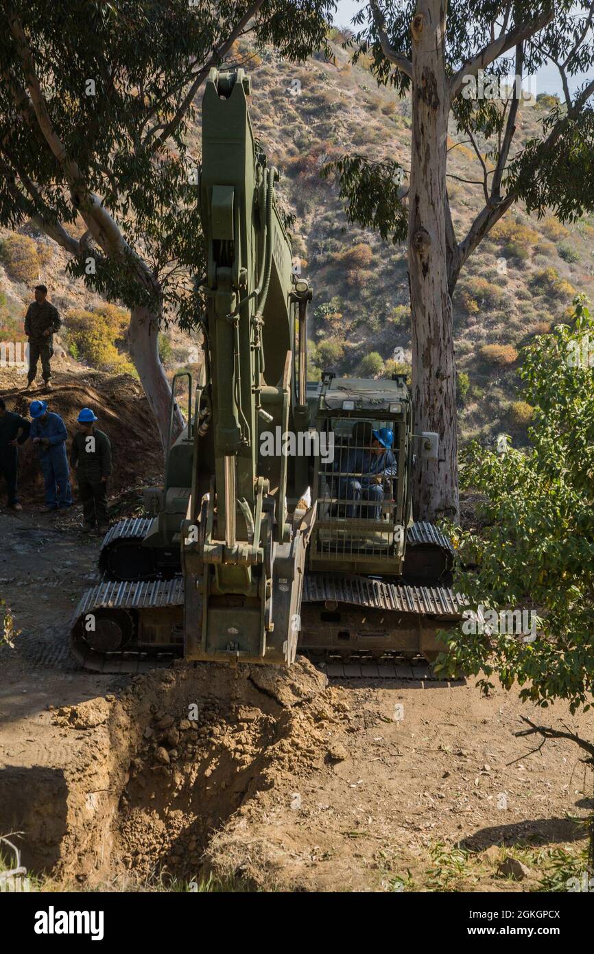 U.S. Marine Corps Lance Cpl. Jonathan Gonzalez, a heavy equipment ...