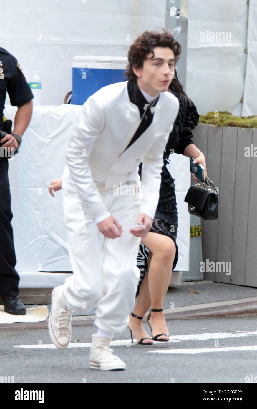 September 13, 2021.Timothee Chalamet attend The 2021 Met Gala ...