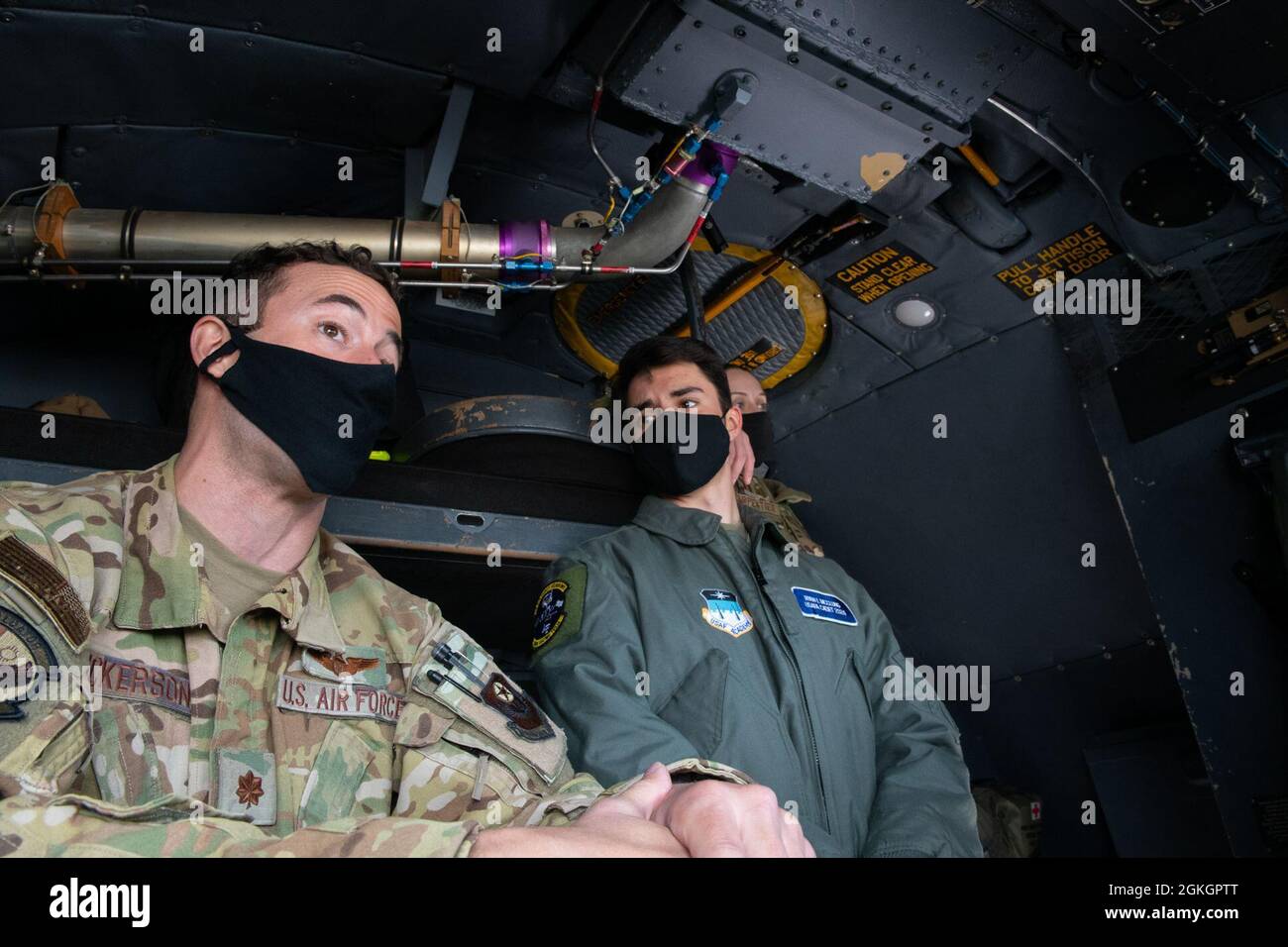 U.S. Air Force Academy cadets participate in an aircraft ...