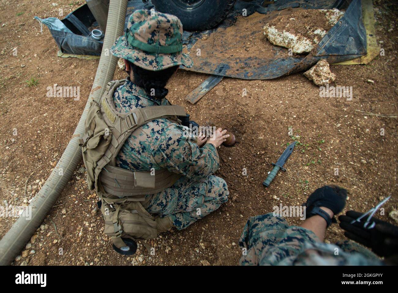 U.S. Marine Corps Sgt. Lena Huynh, an explosive ordnance disposal ...