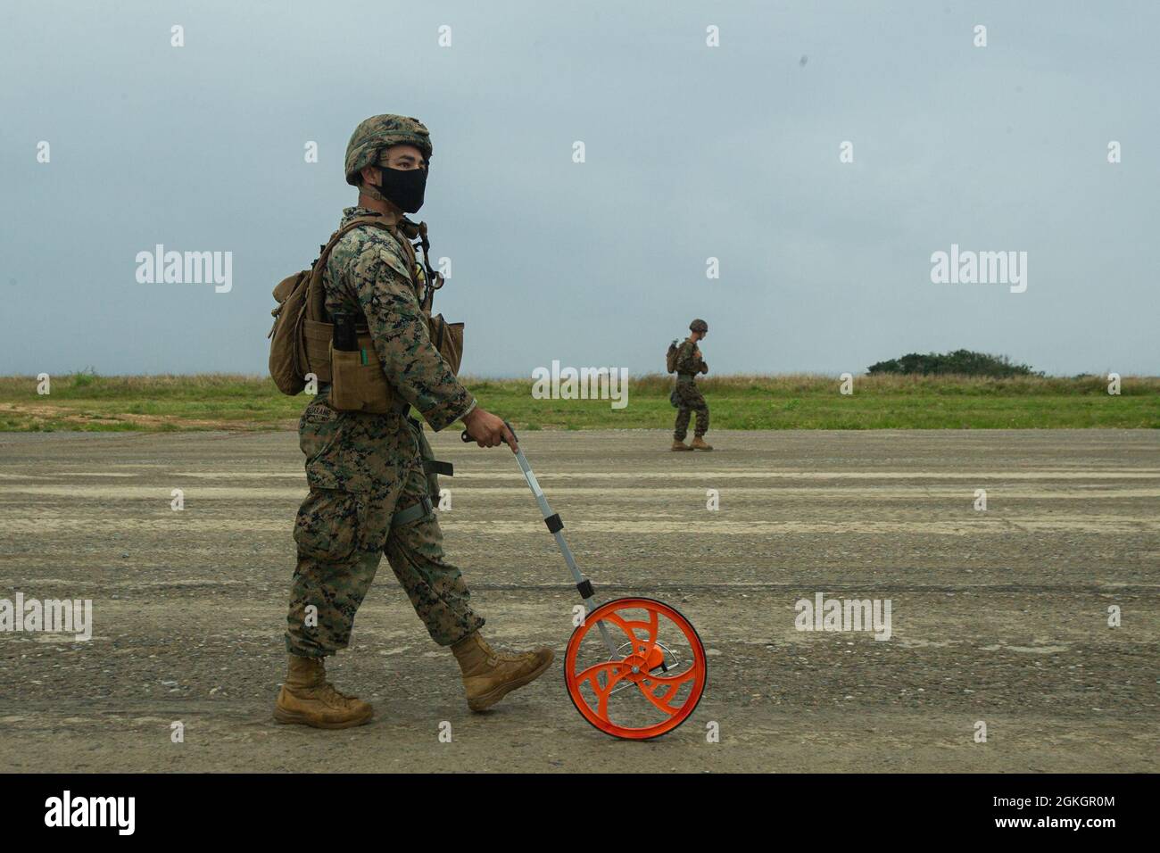 U.S. Marine Corps Lance Cpl. Cristian Benajaro, a combat engineer with ...
