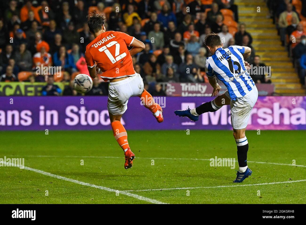 Jonathan Hogg #6 of Huddersfield Town scores to make it 0-3 in, on 9/14 ...