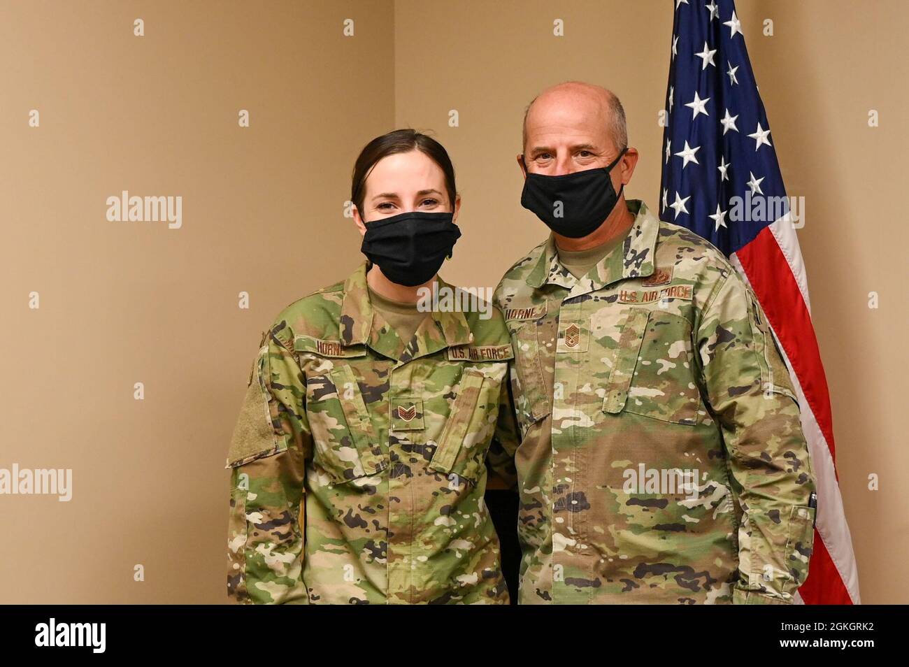 Staff Sgt. Madison Horne, maintenance commander’s support staff, poses ...
