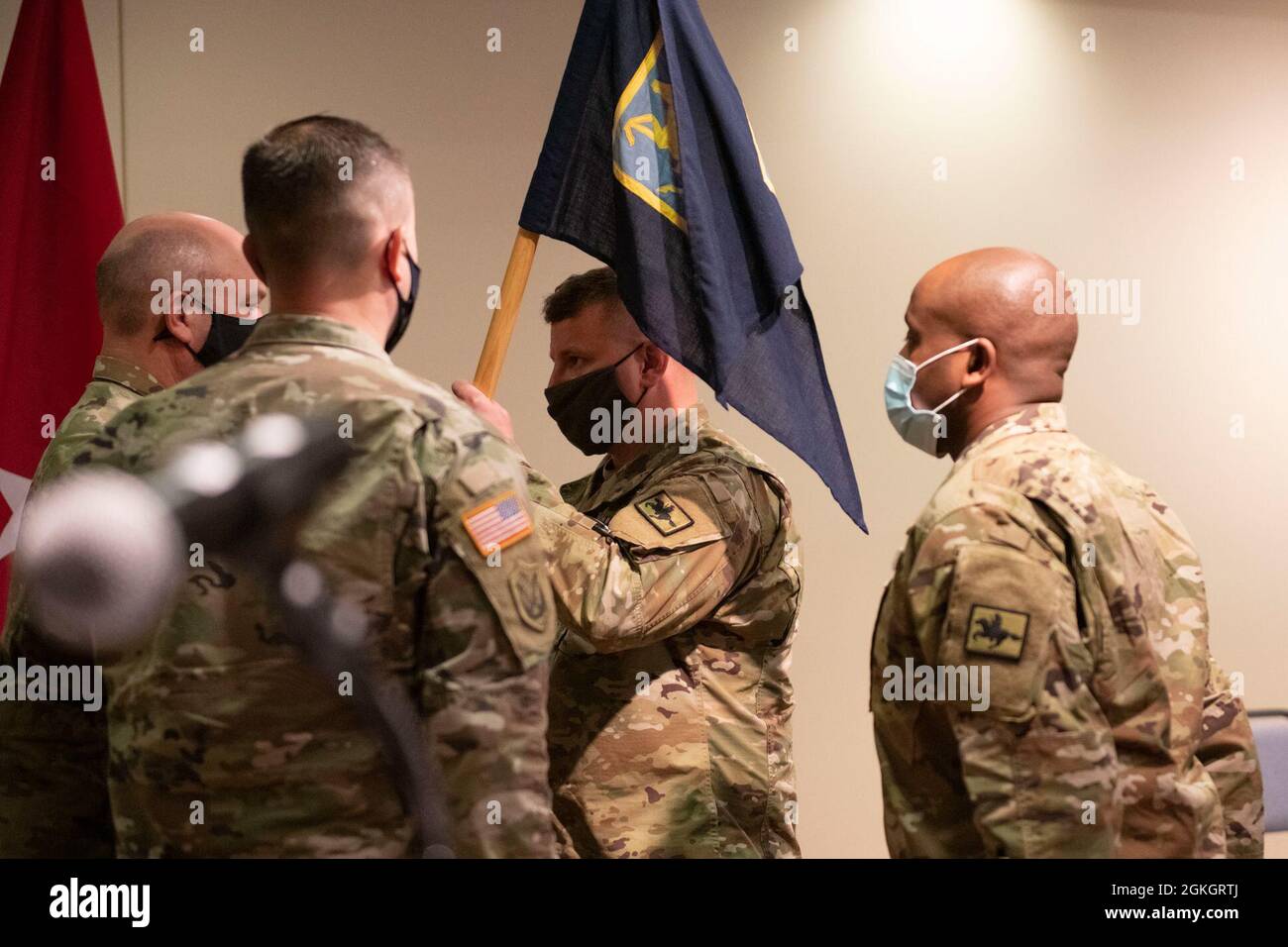 U.S. Army Capt. Jacob Arnold, the incoming commander, assumes command ...