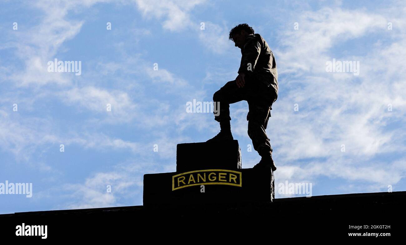 Sgt. Maj. Andrea Copes, assigned to Airborne Ranger Training Brigade ...