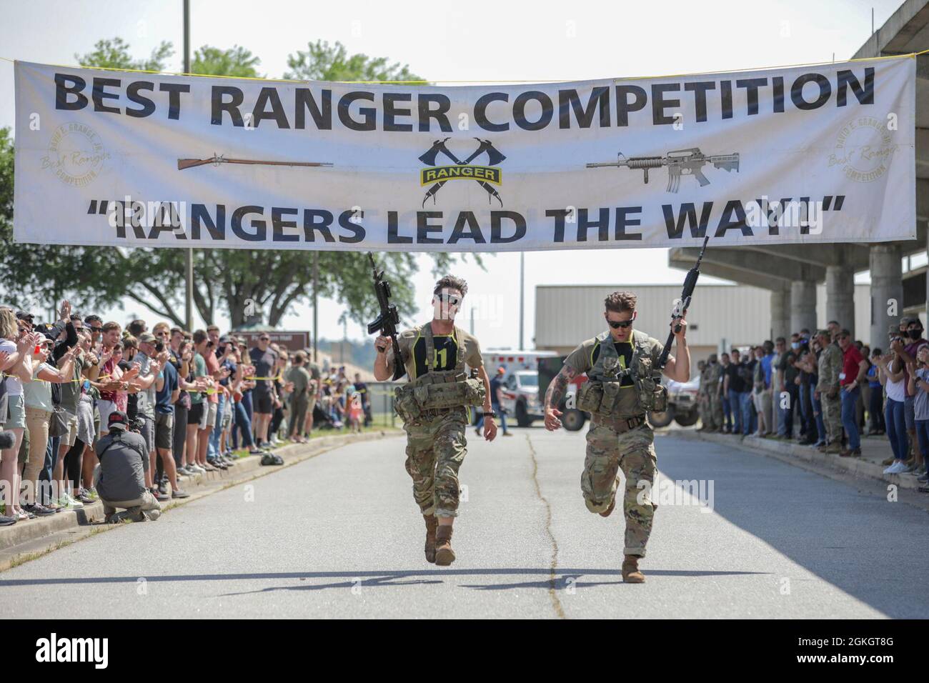 U.S. Army Sgt. Maj. Andrea Copes and Staff Sgt. Robert McCain, assigned ...