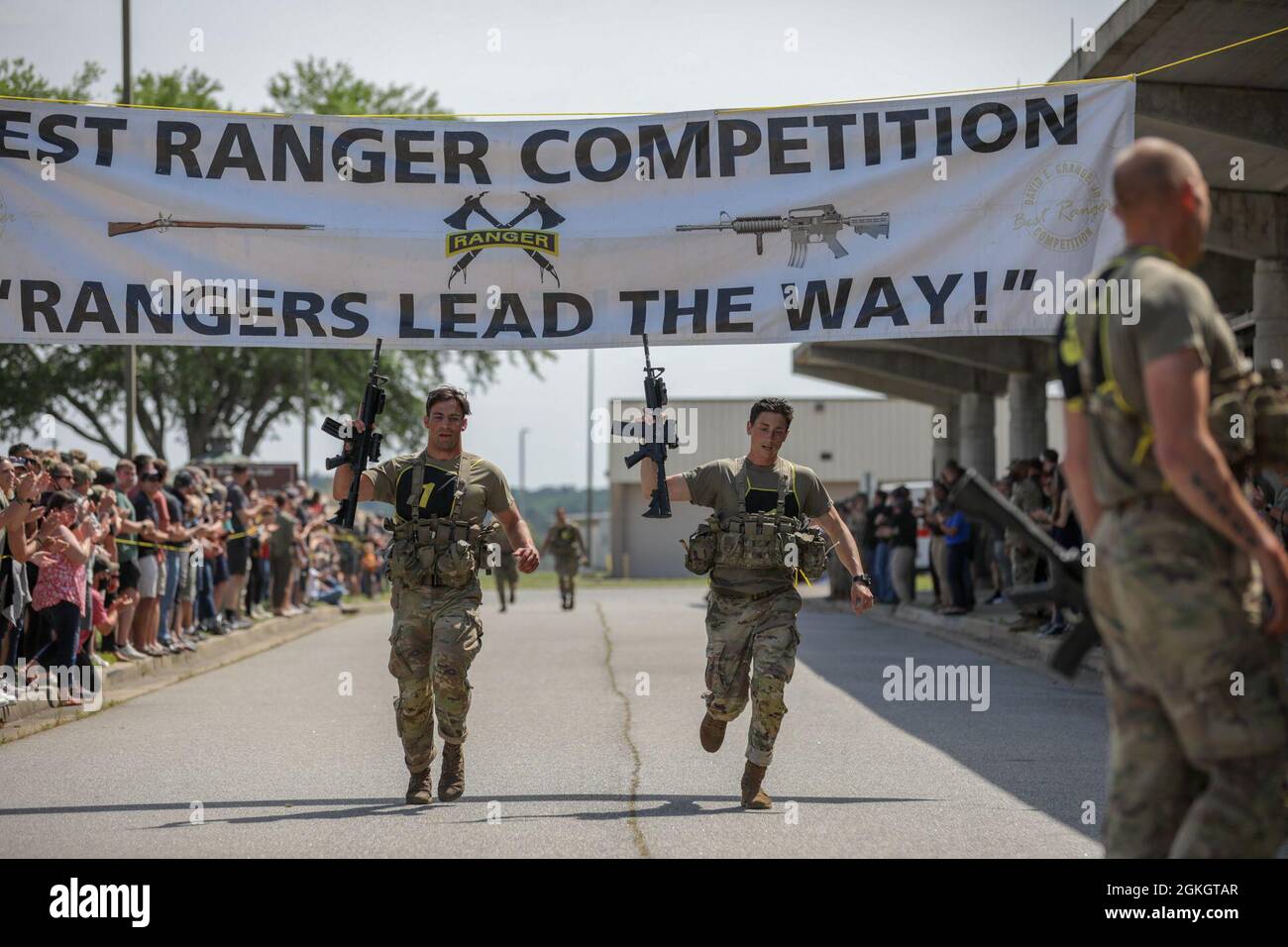 U.S. Army 1st Lt. Austin Rutledge and 1st Lt. Jeremy Tuggle, assigned ...