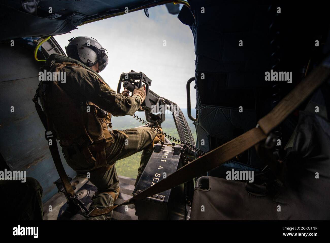 U.S. Naval Aircrewman (Helicopter) Petty Officer 2nd Class Tanner ...