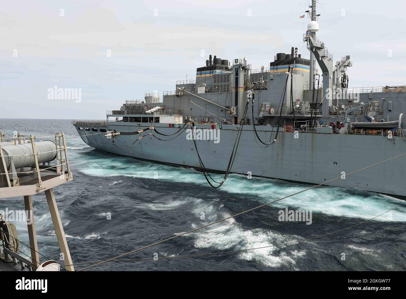 ATLANTIC OCEAN (April 18, 2021) The fast combat support ship USNS ...
