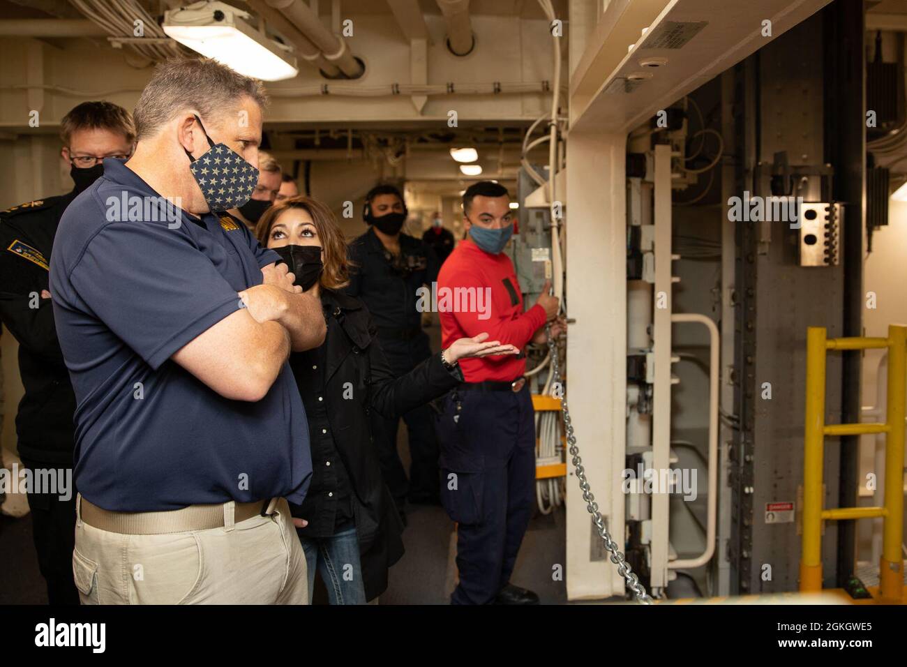 The Honorable James Geurts, performing the duties of (PTDO) Under Secretary of the Navy, front ...