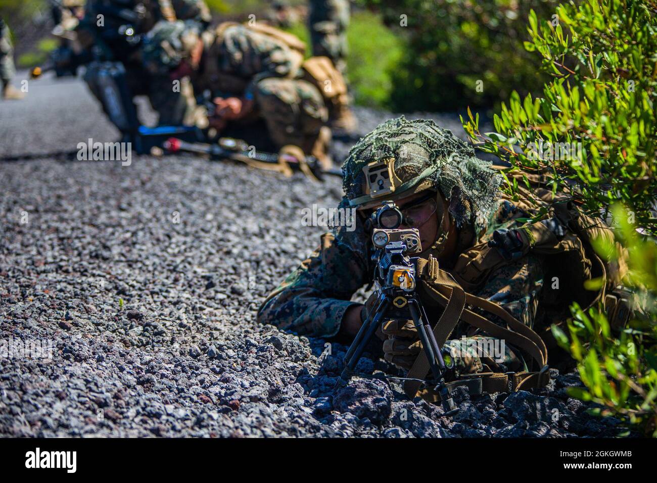 U.S. Marine Corps Pfc. Ryan Corson, rifleman, 1st Battalion, 3d Marines ...