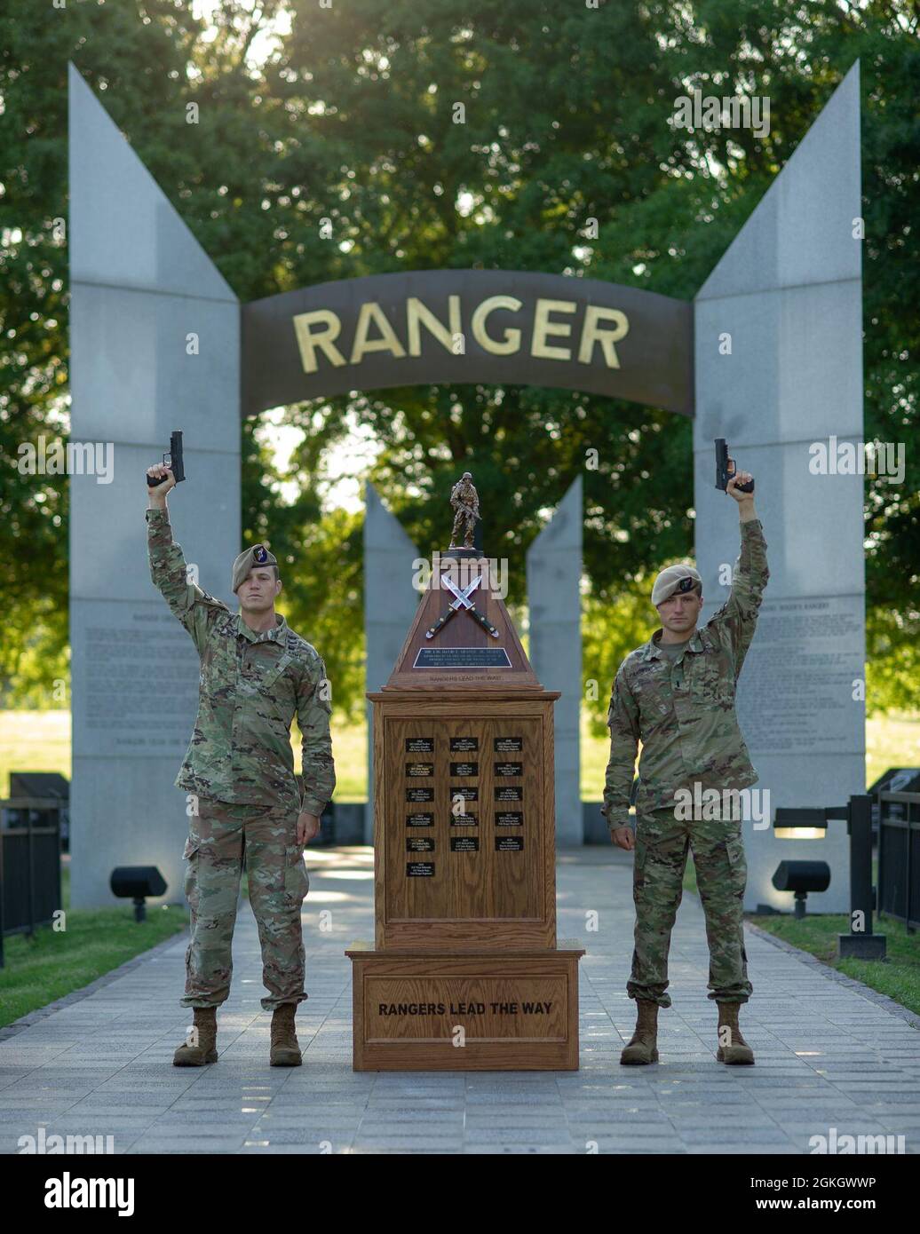 U.S. Army 1st. Lt. Vince Paikowski and 1st Lt. Alastair Keys, assigned ...