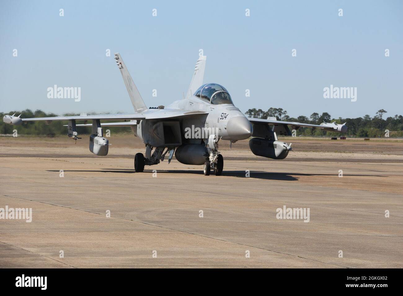 An EA-18G Growler assigned to Electronic Attack Squadron (VAQ) 209, U.S ...