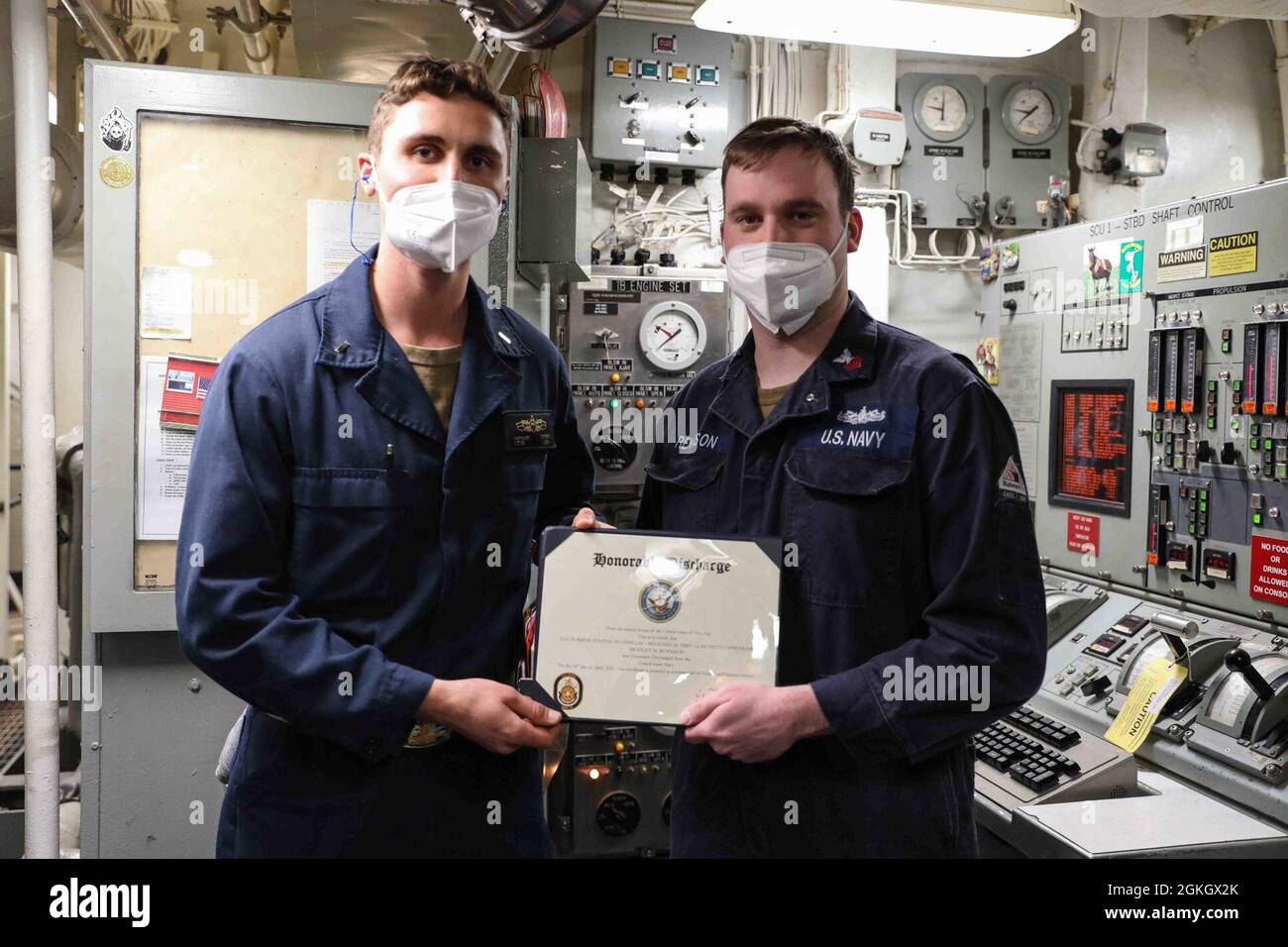 ENGLISH CHANNEL (April 19, 2021) Gas Turbine System Technician ...