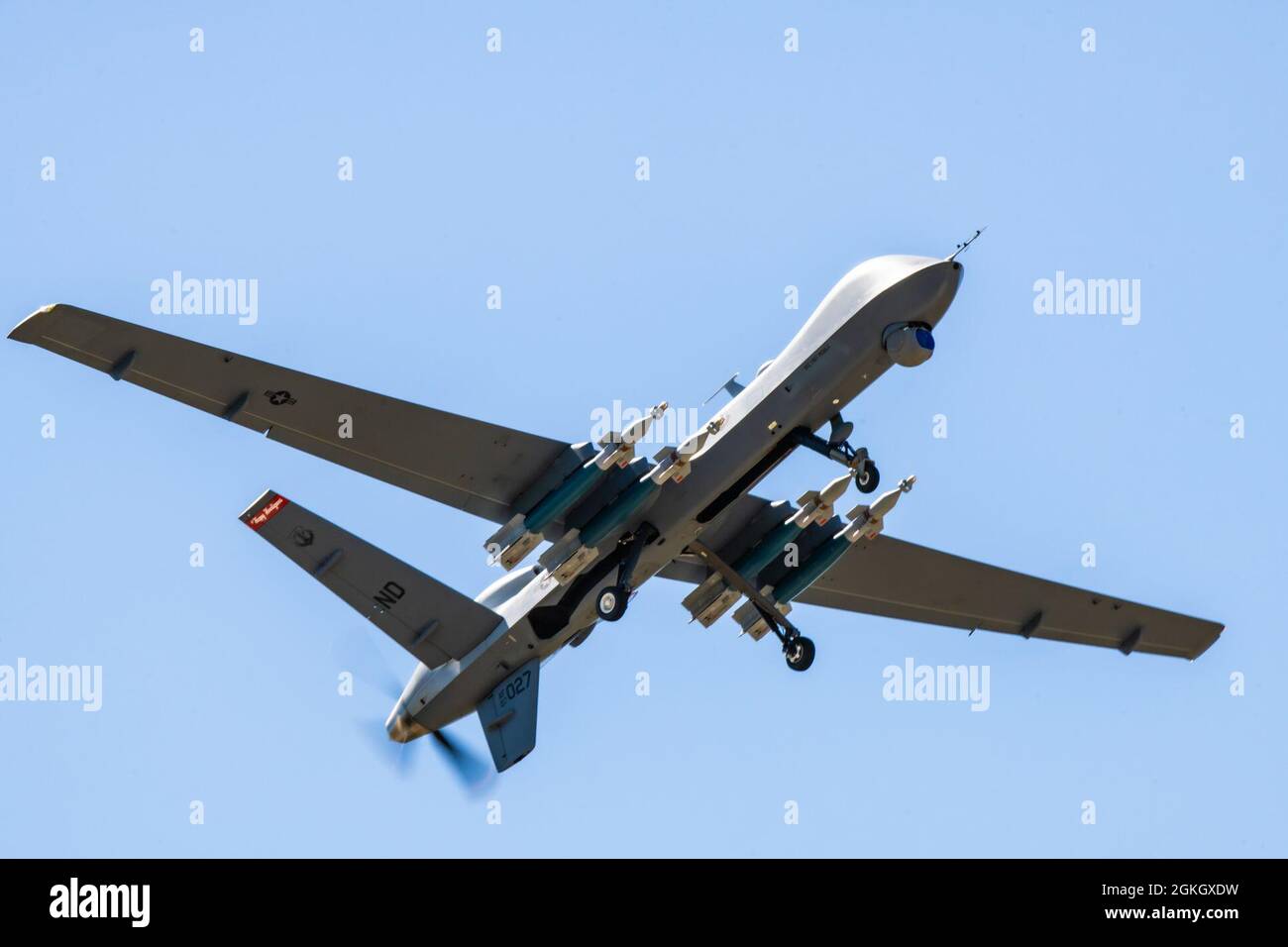 An MQ-9 Reaper assigned to the 119th Wing of the North Dakota Air ...