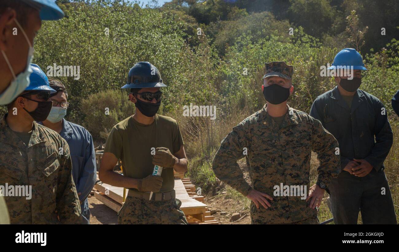 U.S. Marine Corps Maj. Bryan Peterson, the operations officer for ...